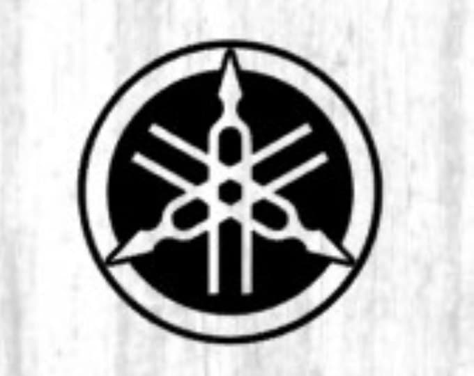 Yamaha Circle Logo Vinyl Decal Car Window Bumper Sticker Select Color ...
