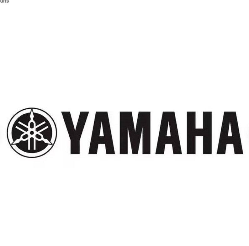 Set of 2 Yamaha Logo Vinyl Decal Car Window Bumper Sticker - Etsy
