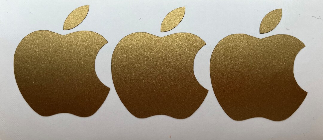 3 Pcs X Apple Logo Replica Vinyl Decals, iPhone Accessory, Decal, iPad ...