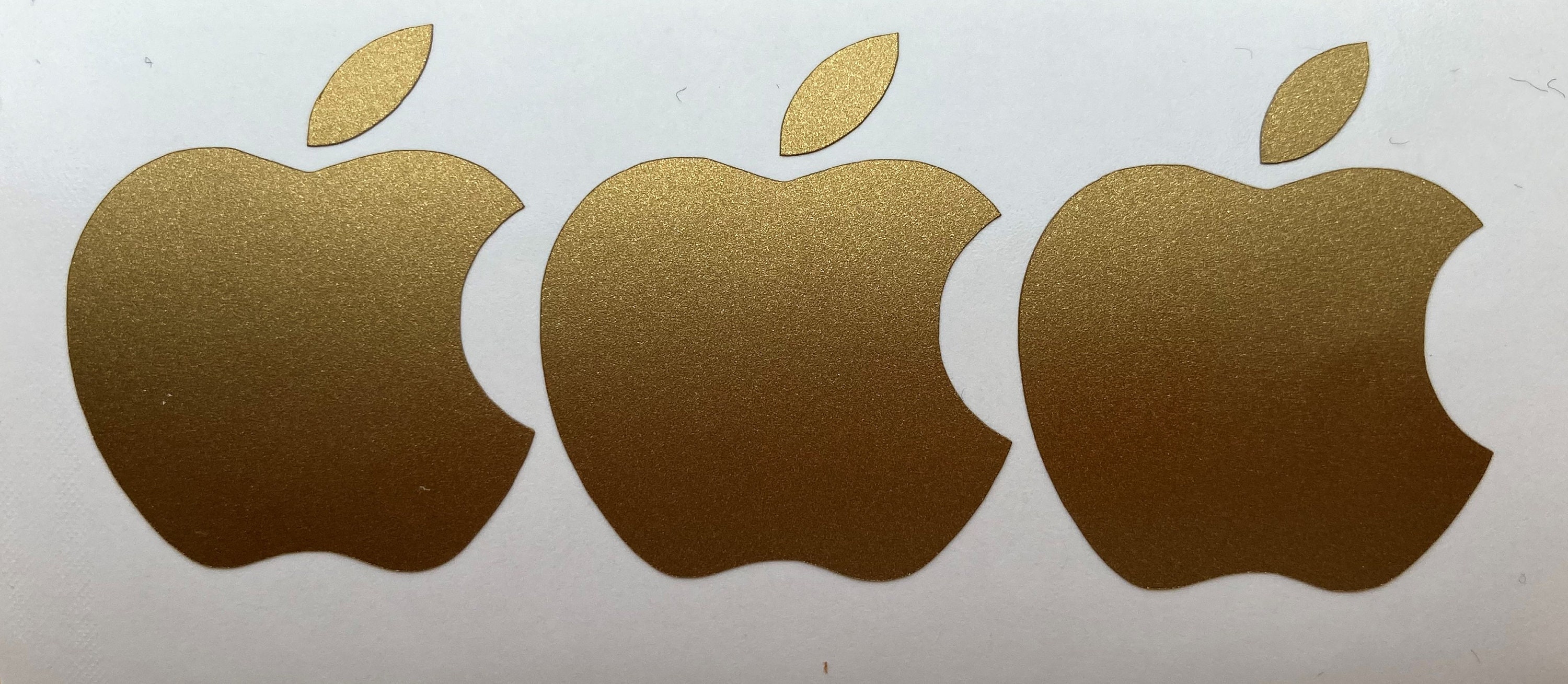3 Pcs X Apple Logo Replica Vinyl Decals, iPhone Accessory, Decal, iPad ...