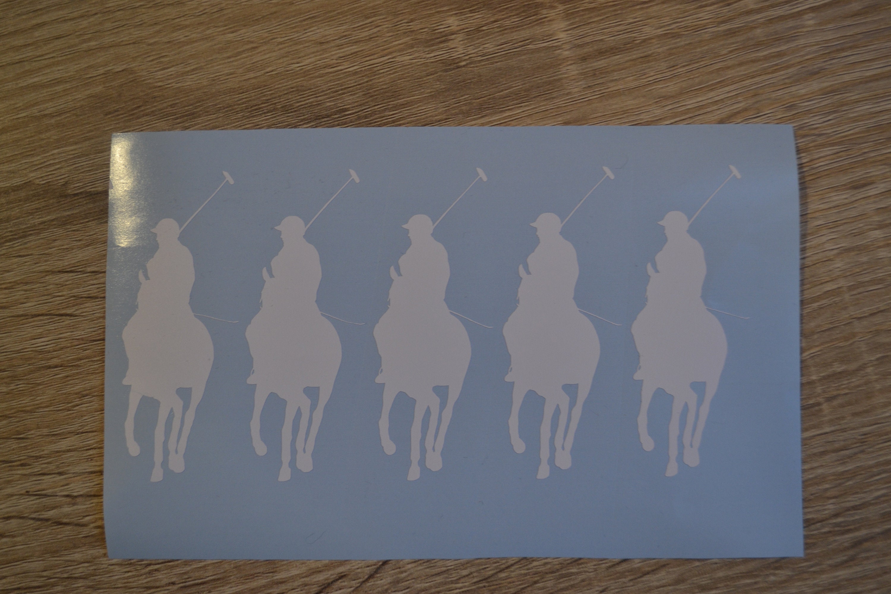 Set of 12 Polo Player Decal, Polo Horse Decal Stickers - Etsy