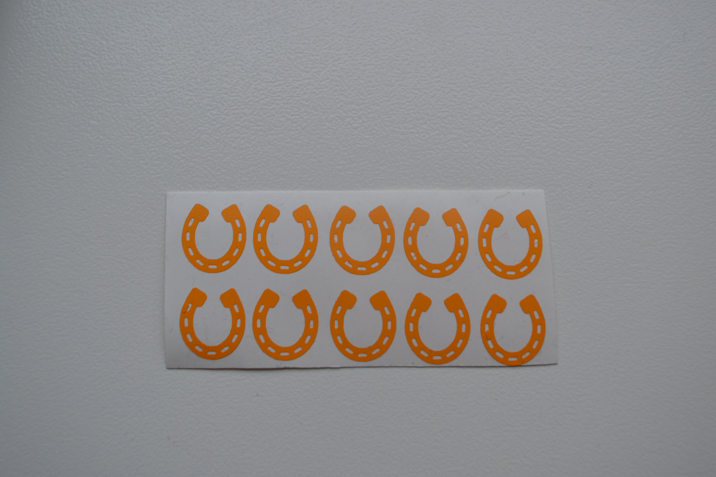 Set of 12 Horseshoe Stickers, Wedding Stickers, Horse Shoe Decal, Party ...