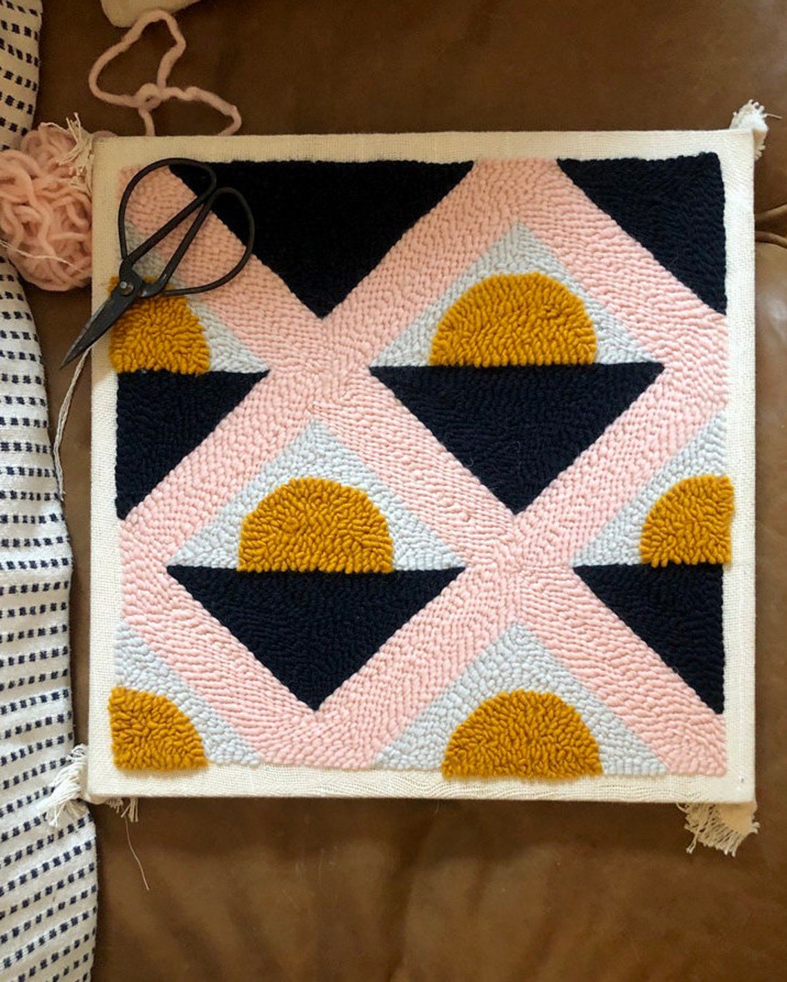 Punch Needle Pattern for Sunset Pillow Instant Download - Etsy