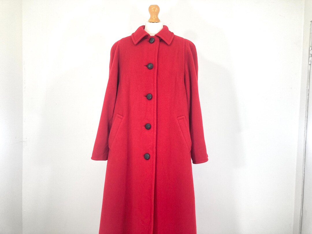 Red Overcoat / Aquascutum / Red / Overcoat / Wool / Modern Vintage ...
