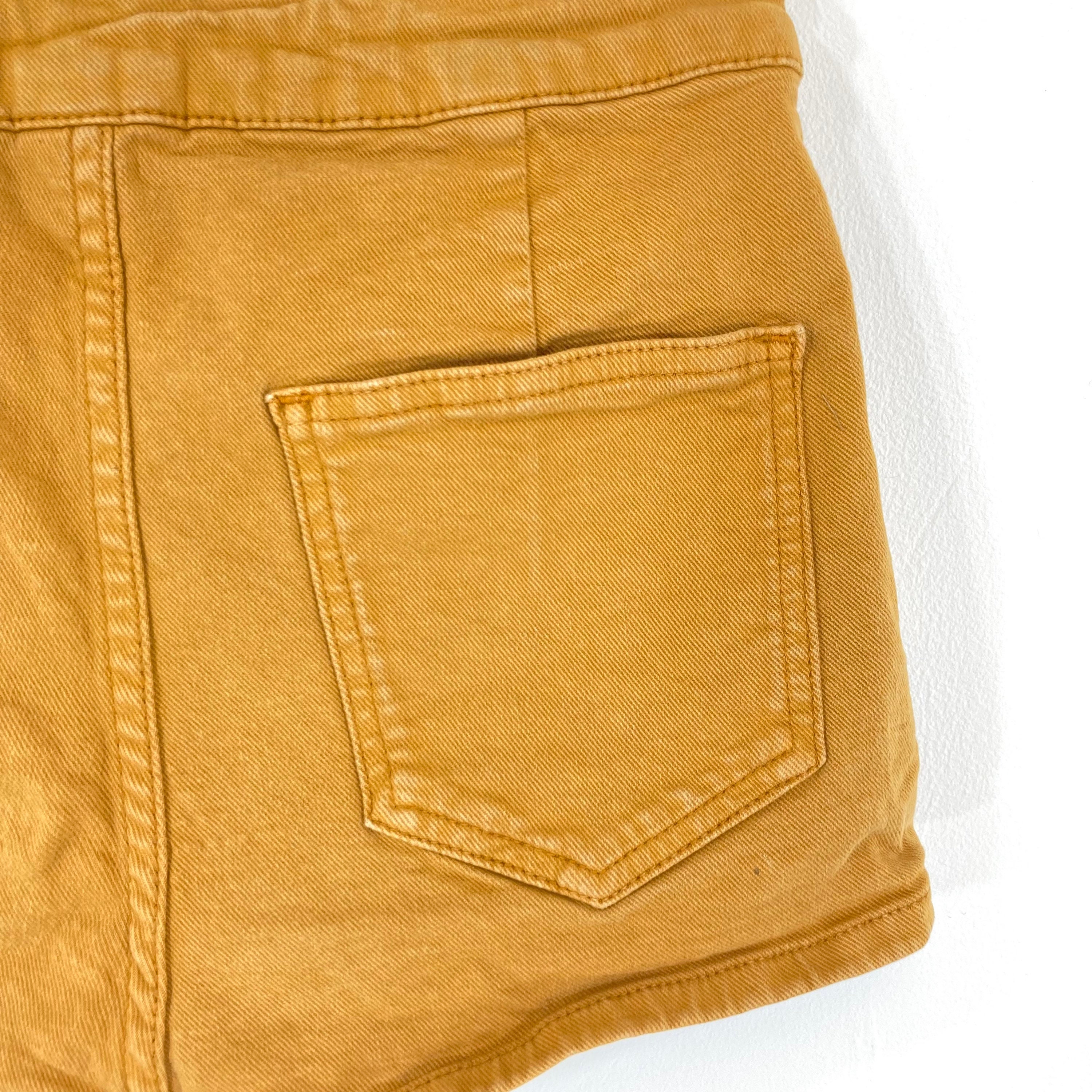 Tan Denim Shorts / Topshop / Tan / Brown / Hot Pants / Jean Shorts ...