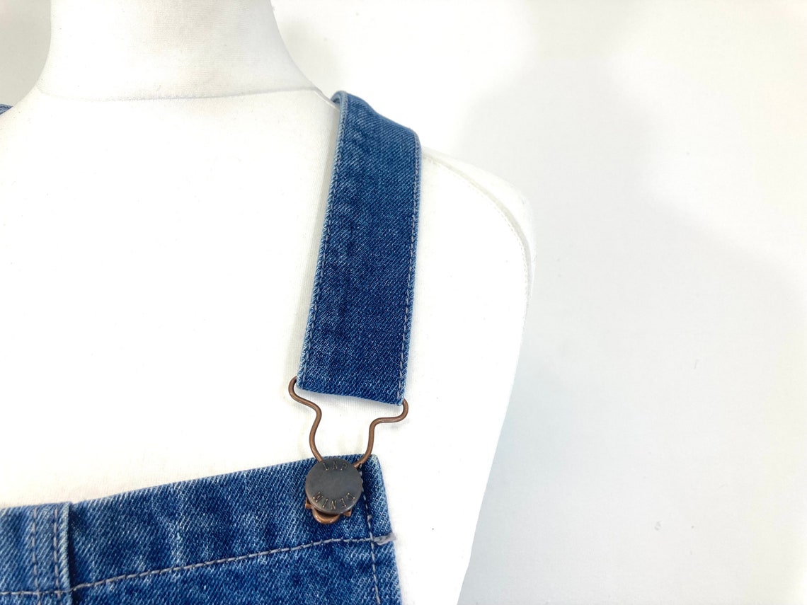 Short Denim Pinafore Dress / Liquor and Poker / Maybe Baby / Blue ...