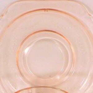 Federal Glass 7 Piece Lot Madrid Pattern Pink Glass 3 Cups & 4 - Etsy