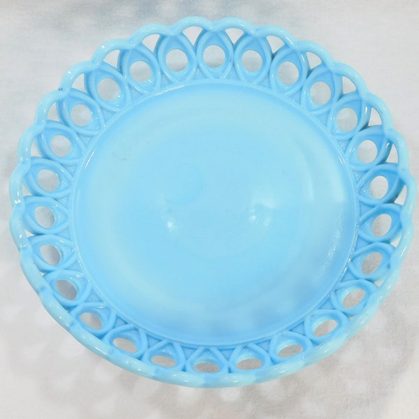 Blue Milk Glass - Etsy