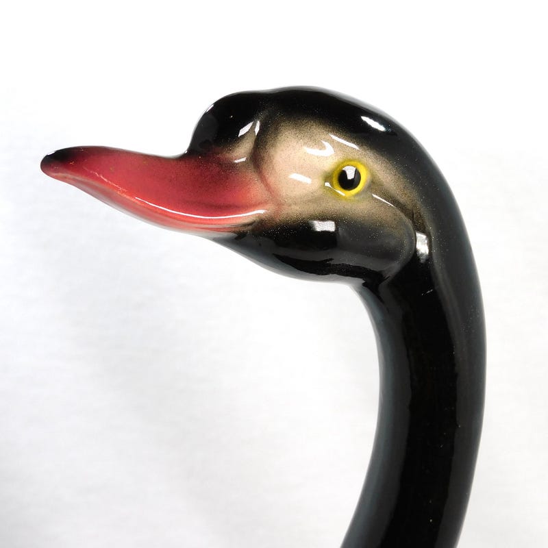 California Pottery Swans - Etsy