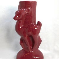 Weller Blo Red 1920s Vintage Art Deco Pottery Lava Red Ceramic Vase - Etsy
