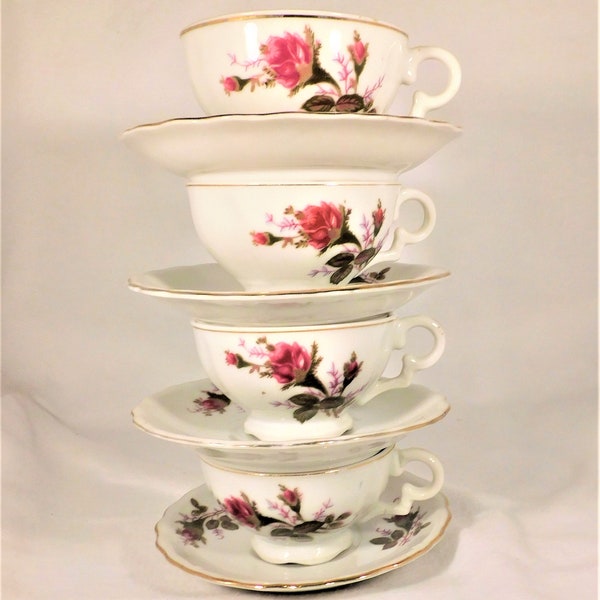 Pink Rose Tea Set - Etsy