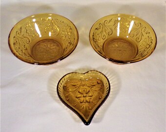 Amber Tiara Dishes - Etsy