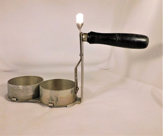 Antique Maquire Egg Poacher Black Handle Metal Base 2 Egg Etsy