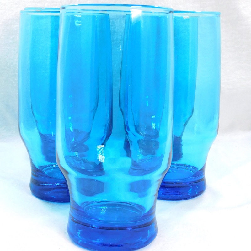 Blue Glassware - Etsy