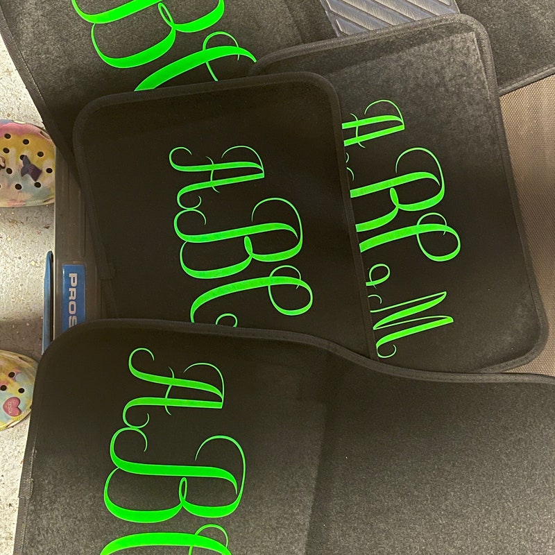 Monogrammed Car Mats - Etsy
