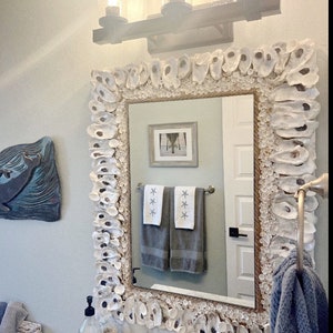 Rectangle Oyster Mirror - Etsy