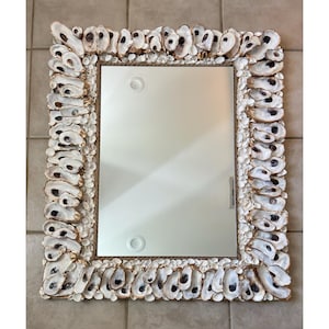 Rectangle Oyster Mirror - Etsy