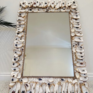 Rectangle Oyster Mirror - Etsy