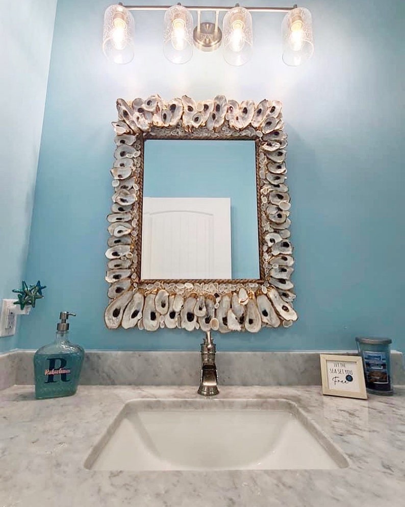 Rectangle Oyster Mirror - Etsy