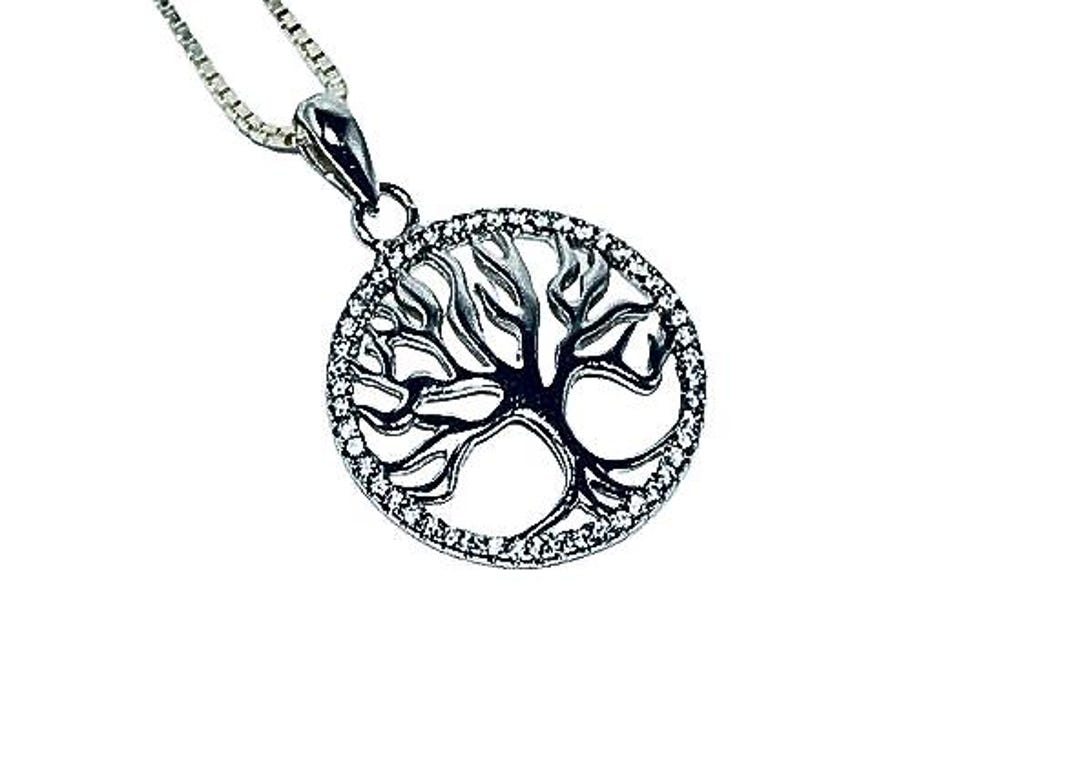 Sparkling Tree of Life Pendant,tree of Life Pendant Necklace,delicate ...