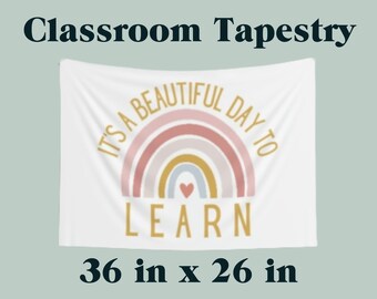 It's a Beautiful Day to Learn Something New Tapestry - Etsy