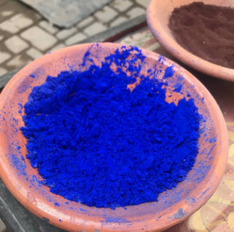 100% Pure Moroccan Blue Nila Powder, Blue Nila Powder, Nila Powder - Etsy