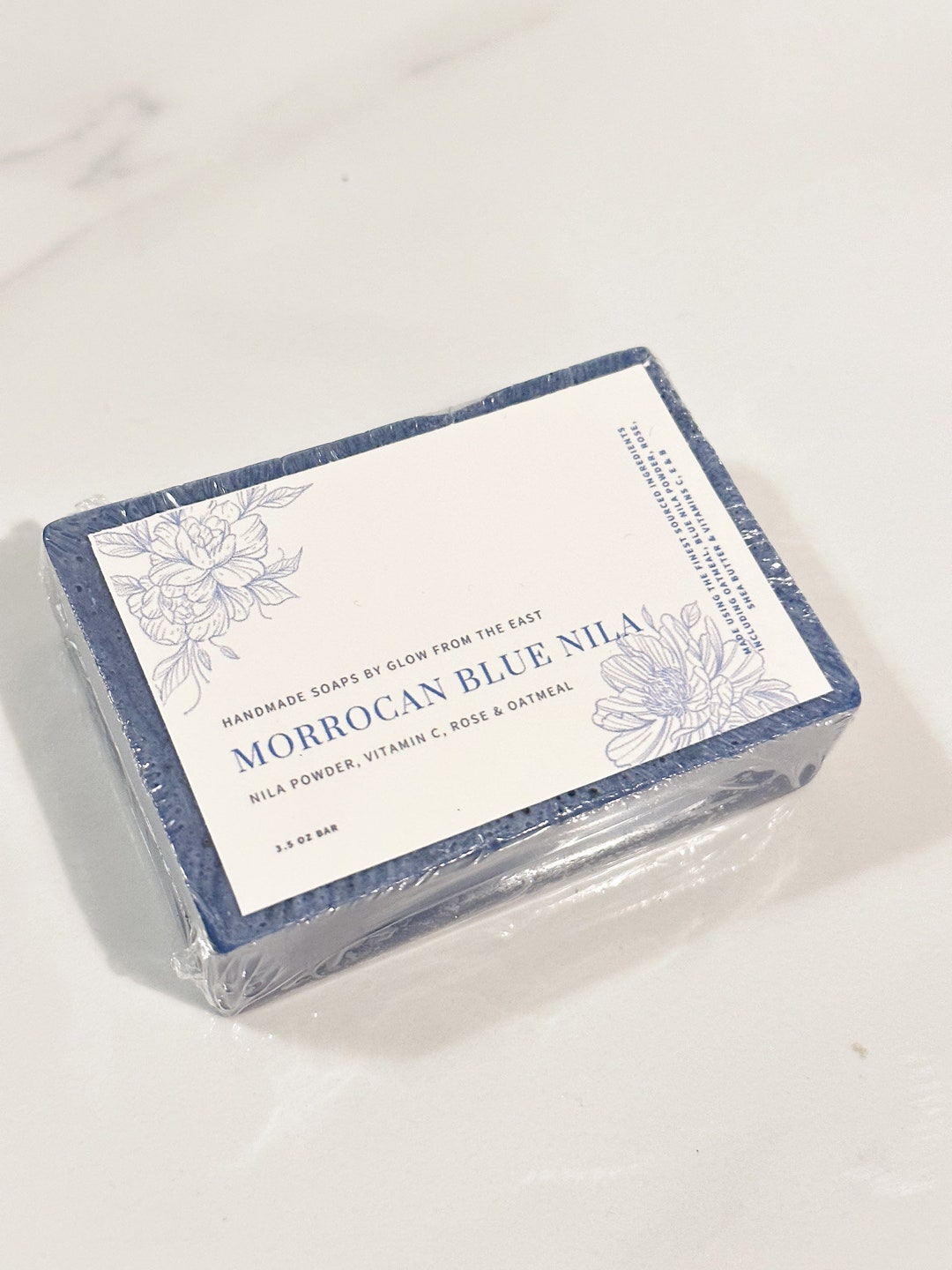 Moroccan Blue Nila Brightening Soap Etsy