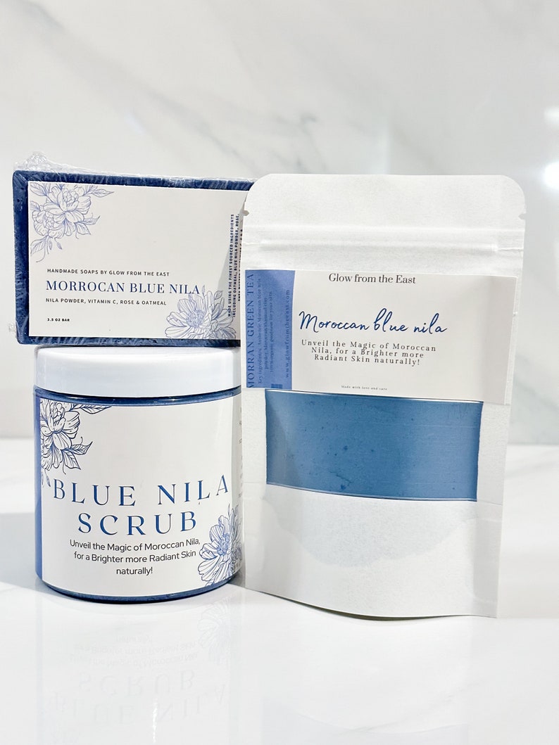 Moroccan Blue Nila Body Scrub - Etsy