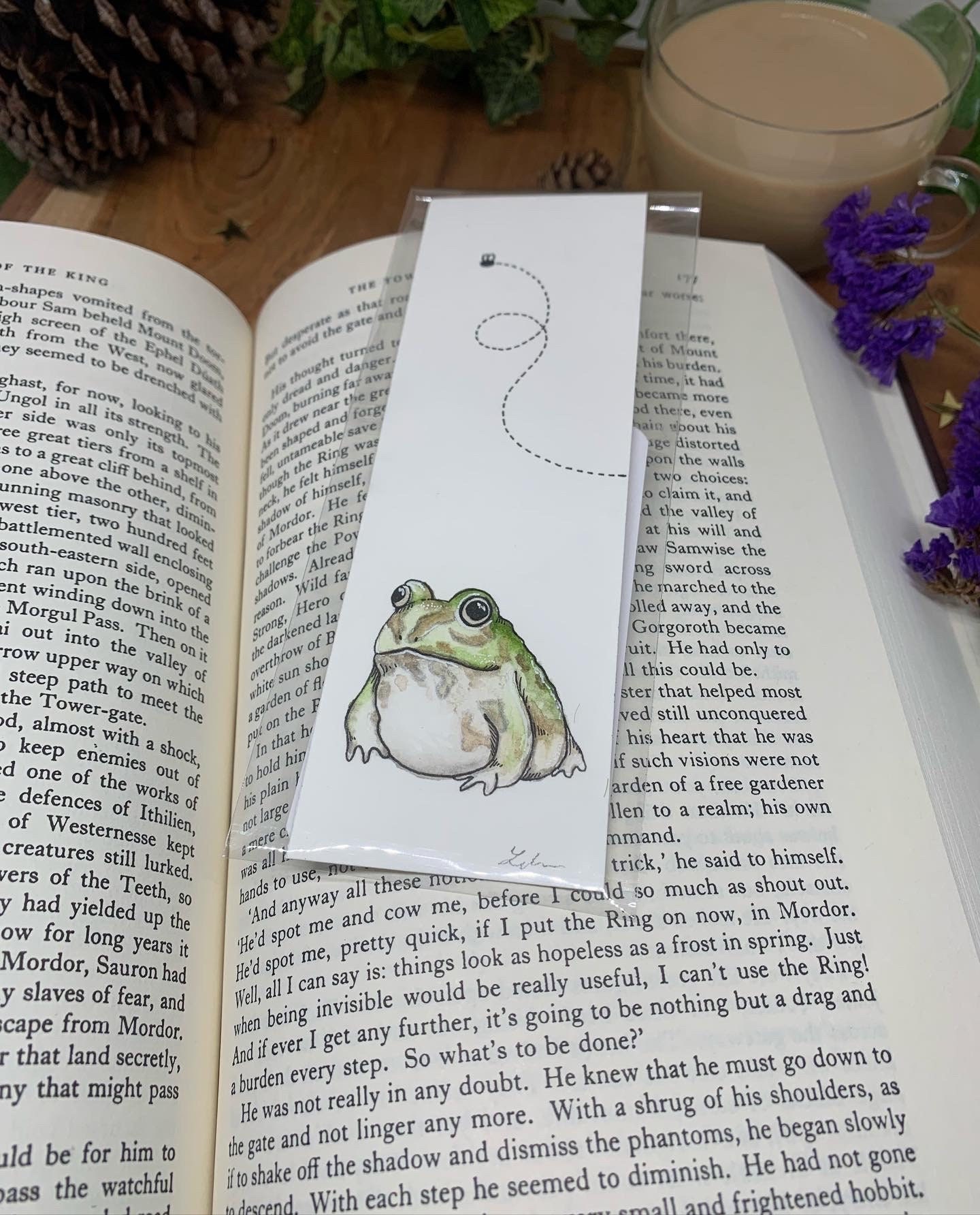 Hand Painted Watercolor Bookmarks - Etsy