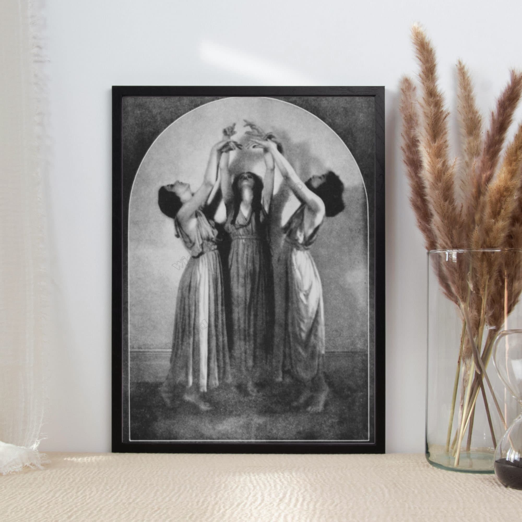 Witch Decor Witch Print Witch Art Vintage Witches Vintage - Etsy