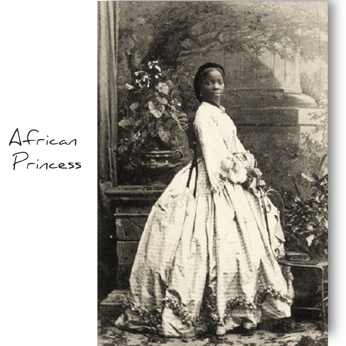African Princess Sara Forbes Bonetta Victorian Woman African - Etsy