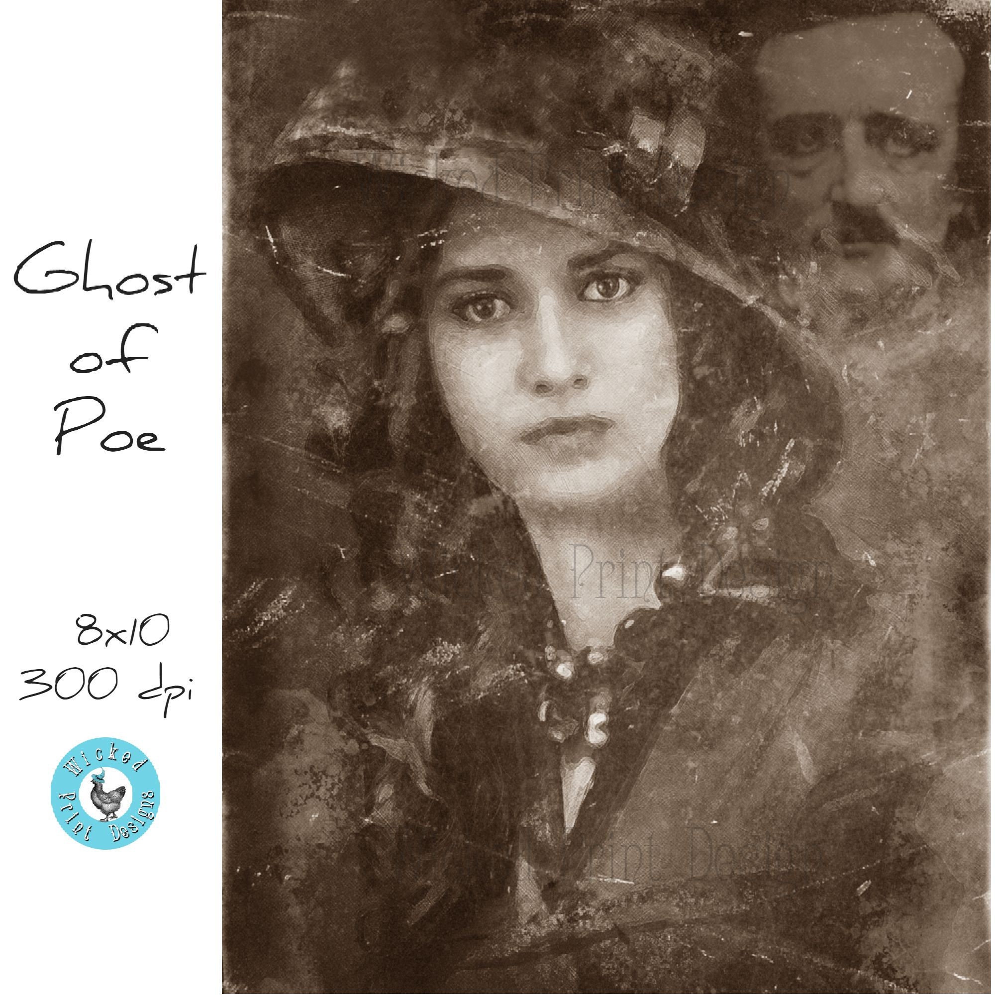 Antique Victorian Spirit Photography Paranormal Photo Old - Etsy