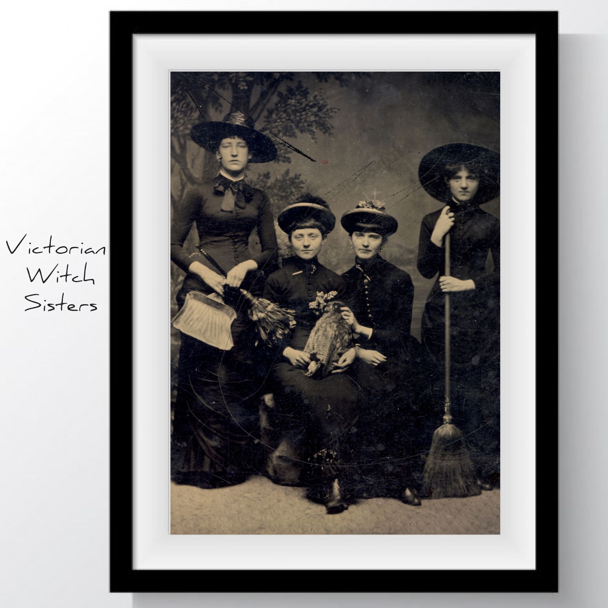 VINTAGE Antique Victorian Witches Occult Wiccan Witchy - Etsy