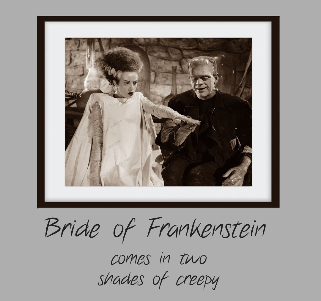 Bride of Frankenstein Vintage 1935 Digital Print, Frankenstein's Bride ...