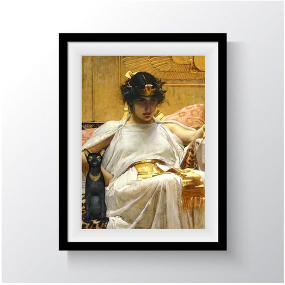 CLEOPATRA von John William Waterhouse Instant Digital - Etsy