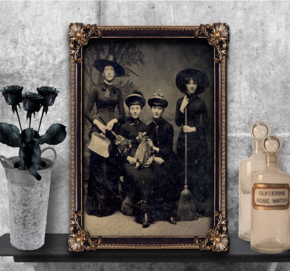 VINTAGE Antique Victorian Witches Occult Wiccan Witchy - Etsy