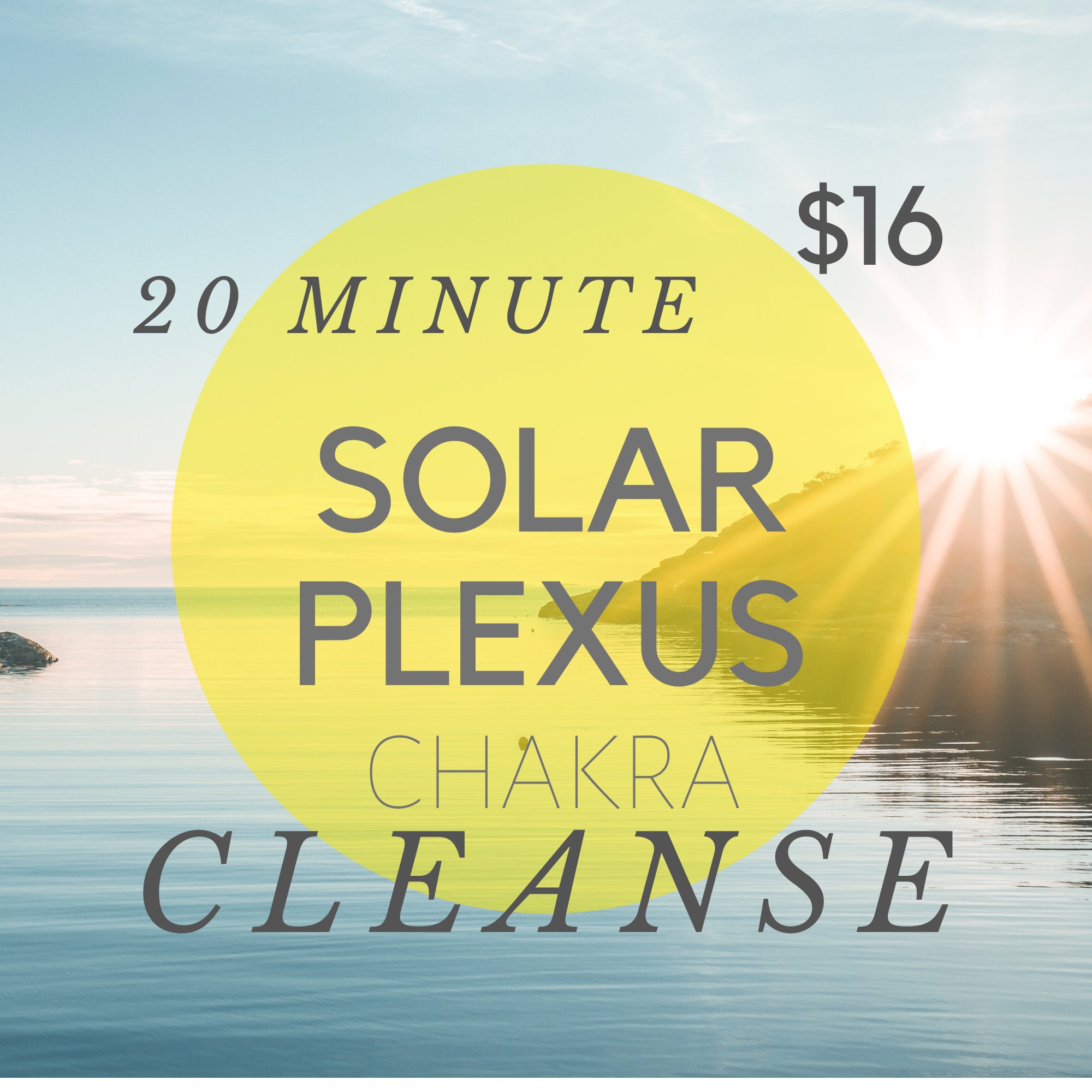 Solar Plexus Chakra Cleanse | Etsy