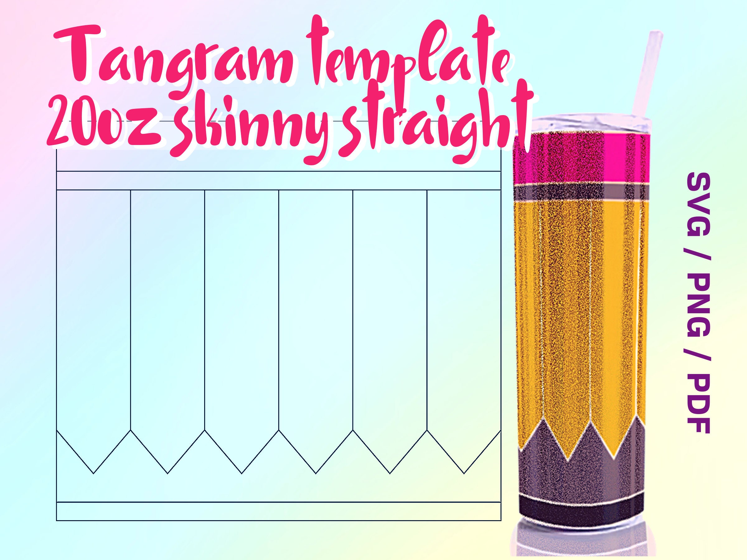 Pencil Tumbler Template