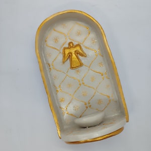 Handmade Clay Ceramic Arched Treasure Hanging Wall Shelf - Etsy