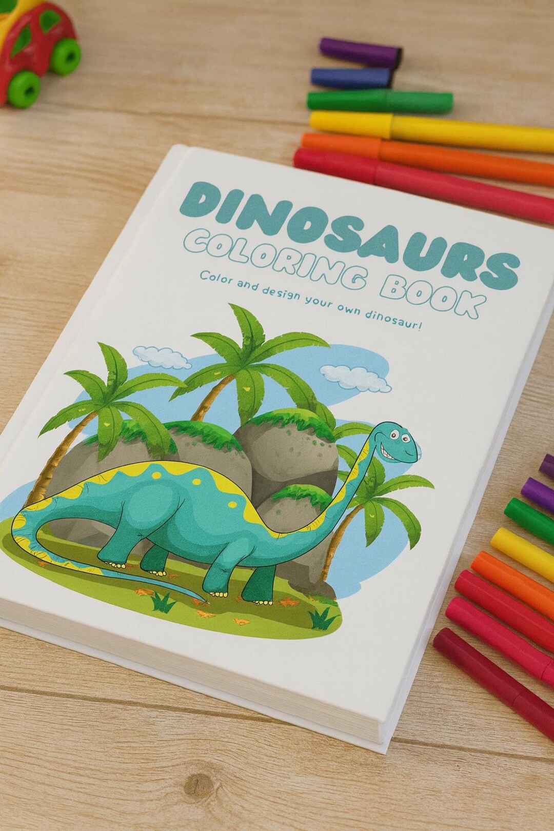 Dinosaurs Coloring Book for Kids | Printable Dino Activity - Etsy