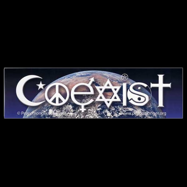 Coexist Sticker - Etsy