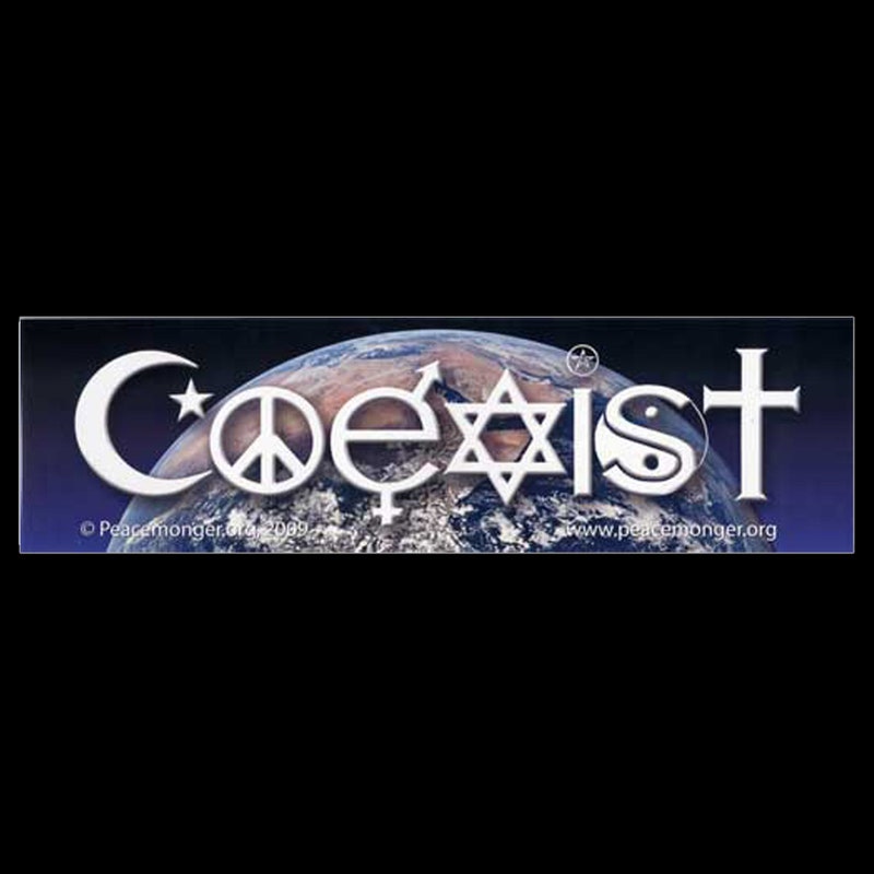 Coexist Sticker - Etsy