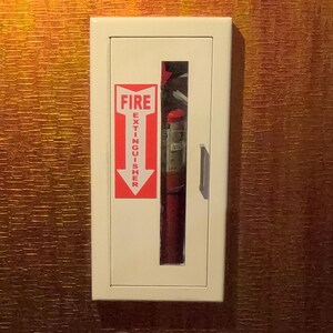 Fire Extinguisher FLEXIBLE MAGNETIC Sign 4" X 11" - Etsy