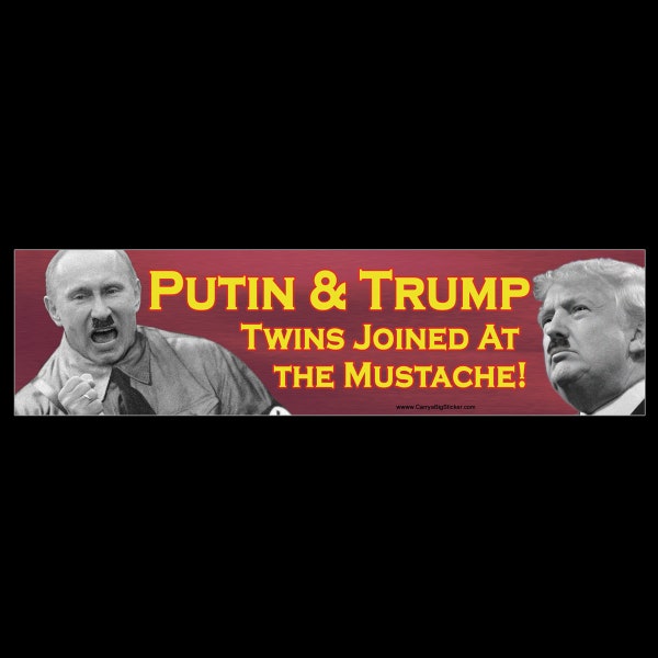 Trump Putin Bumper Stickers - Etsy