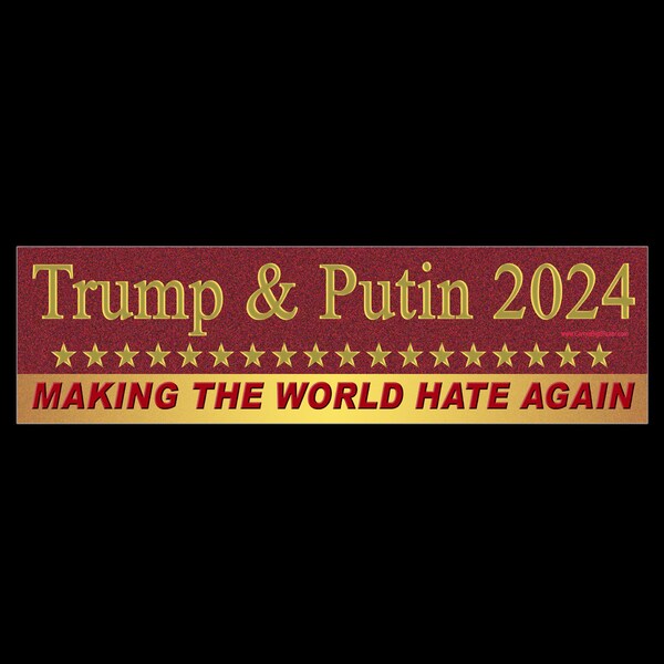Trump Putin Bumper Stickers - Etsy