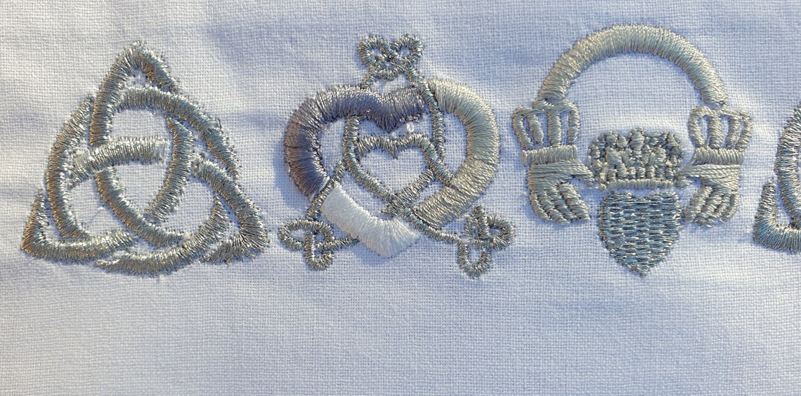 Personalised Handfasting Band With Rows of Symbols, Finished With a ...