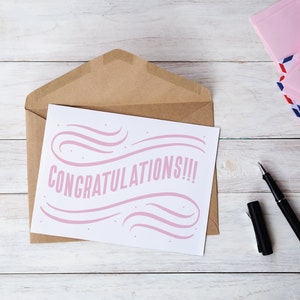 Congratulations Hand Lettered SVG: Celebration Cutting File (digital ...