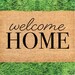 Welcome Home Script and Block Hand Lettered Clip Art and Cutting File ...