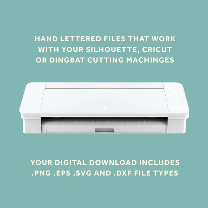 Welcome Home Script Custom Hand Lettered Vector and Cutting File ...