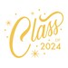 Class of 2024 Graduation Hand Lettering Design SVG for Home ...